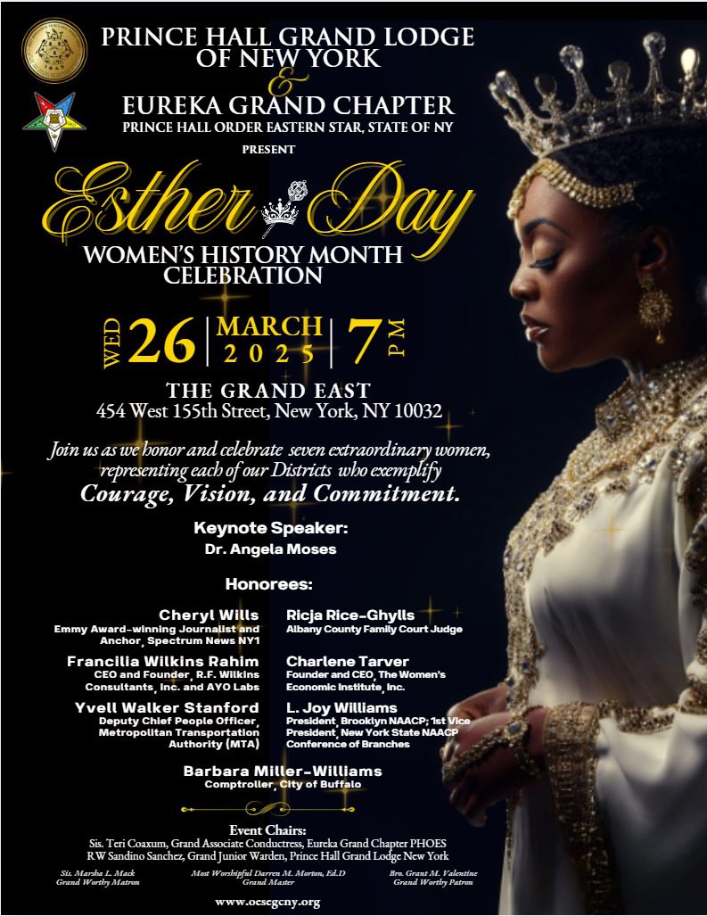 Esther Day Women’s History Month Celebration | Eureka Grand Chapter PHOES